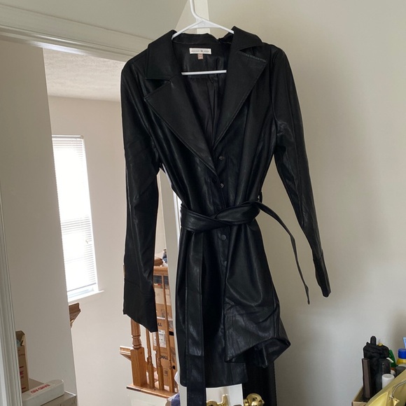 ASOS | Jackets & Coats | Backyard Roses Faux Leather Jacket | Poshmark